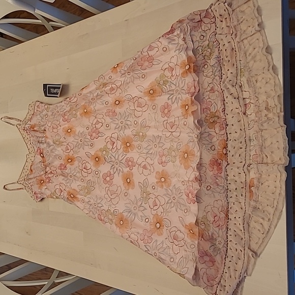 Temptations | Dresses | Nwt 9s Temptations Floral Slip Maxi Dress With ...